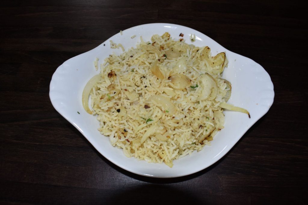 155. Onion Fried Rice – School of Spice